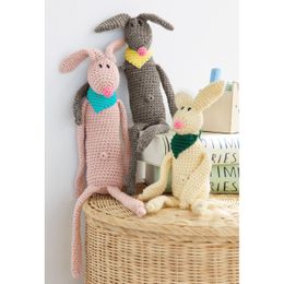 Anleitung 140/5, Hasen-Gang &bdquo;Hanni, Holly & Millie&ldquo; aus Enny von Junghans-Wolle