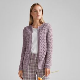 Anleitung 046/4, Jacke aus Brillianto von Junghans-Wolle