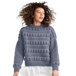 Anleitung 418/1, Pullover aus Merino Dick von Junghans-Wolle