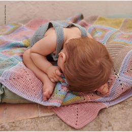 Anleitung 132/5, Decke aus Fair Cotton Granny von Katia