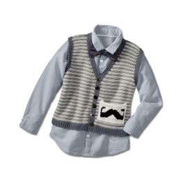 Anleitung 451/5, Weste aus Merino-Cotton von Junghans-Wolle