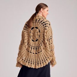 Anleitung 207/2, H&auml;keljacke aus Wool-Cotton von Junghans-Wolle