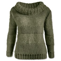 Anleitung 120/7, Damen-Rollkragenpullover aus Merino-Classic und Feelana von Junghans-Wolle
