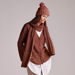 Anleitung 314/3, Jacke mit Schal und M&uuml;tze aus Ribolli und Cielo von Junghans-Wolle
