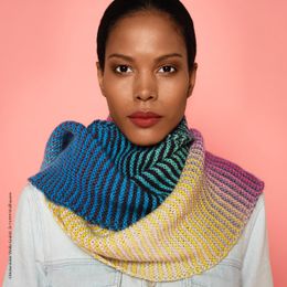 Anleitung 435/9, Schal, ca. 26 x 150 cm aus Gradient von Schoppel Wolle