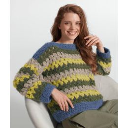 Anleitung 180/5, H&auml;kelpullover aus Nappy von Junghans-Wolle