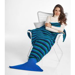Anleitung 140/8, Schlafsack Meerjungfrau, 2-f&auml;dig, L&auml;nge ca. 200 cm aus Poco von Junghans-Wolle