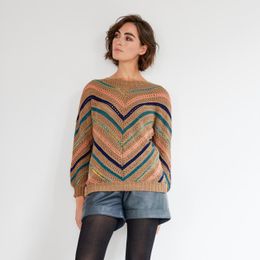 Anleitung 144/3, Pullover aus Nuovo Merino 180 und Silka von Junghans-Wolle