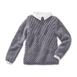Anleitung 209/4, Pullover aus Merino Dick von Junghans-Wolle