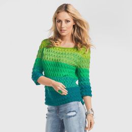 Anleitung 155/3, Pullover, 2-f&auml;dig aus Seidana von Junghans-Wolle