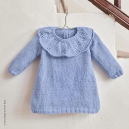 Anleitung 396/3, Babykleidchen aus Soft Gratt&eacute; von Katia