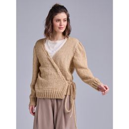 Anleitung 117/4, Wickeljacke aus Wool-Cotton von Junghans-Wolle