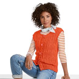 Anleitung 105/0, Weste aus Cotone-Emozione von Junghans-Wolle