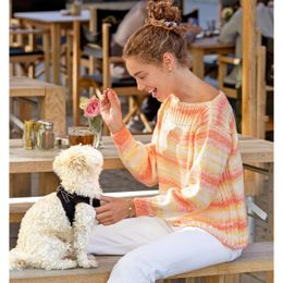 gr&uuml;ndl Anleitung 213/4, Pullover aus Happy Color Batik von Gr&uuml;ndl