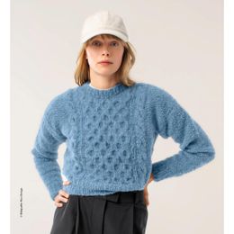 Anleitung 438/4, Pullover aus Fashion Alpaca Superfine Heavens Uni von Rico Design