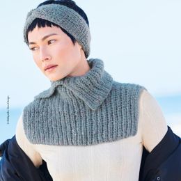 Anleitung 362/3, Kragen aus Fashion Alpaca Sparks Joy von Rico Design