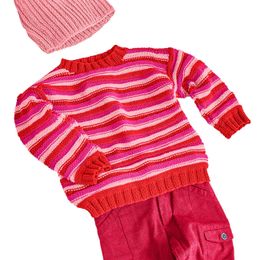 Anleitung 442/0, Kinder Pullover aus Merino-Cotton von Junghans-Wolle