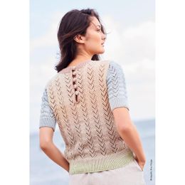 Anleitung 032/6, Pullover aus Creative Cotton Linen Cake von Rico Design