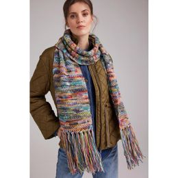 Anleitung 031/4, Schal mit Fransen aus Merino-Print von Junghans-Wolle