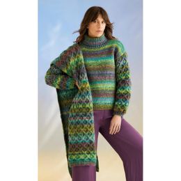 Anleitung 283/5, Pullover mit Schal aus Pirouette XL von DMC
