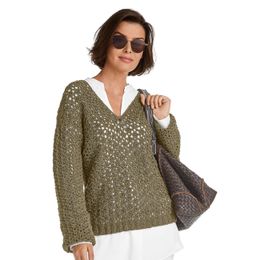 Anleitung 385/1, Pullover, geh&auml;kelt aus Onda von Junghans-Wolle
