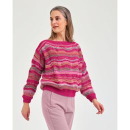 Anleitung 411/4, Pullover aus Nuovo Merino 120 und Batique von Junghans-Wolle