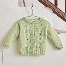 Anleitung 395/3, Babyjacke aus Soft Gratt&eacute; von Katia