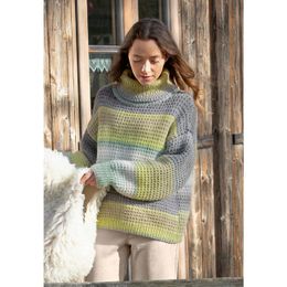 gr&uuml;ndl Anleitung 424/4, Rollkragenpullover aus Luminosa von Gr&uuml;ndl