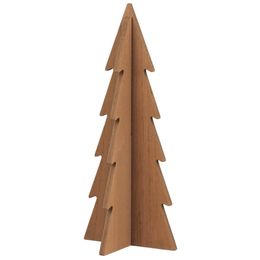 IB Laursen Deko Tannenbaum stehend aus Holz 11 x 11 x 25.7 cm, braun