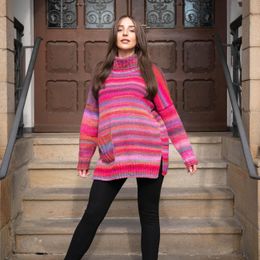 Anleitung 414/3, Rollkragenpullover aus Capri von Rellana Garne