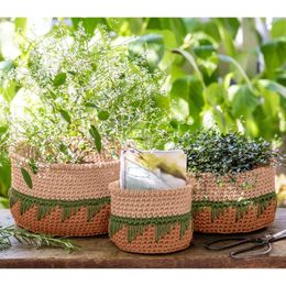Anleitung 062/2, Korb-Trio aus Rope von Woolly Hugs