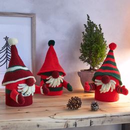 Anleitung 419/3, Wichtel Weihnachtsdosen, 2-f&auml;dig geh&auml;kelt aus Poco von Junghans-Wolle