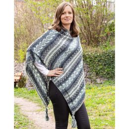 Anleitung 319/9, Poncho aus Fjord von Pro Lana