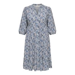 Only sheego Gro&szlig;e Gr&ouml;&szlig;en Tunikakleid, coronet blue aop:jadie flower, Gr&ouml;&szlig;e 44 - Damen