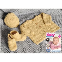Anleitung 353/5, Babyjacke, M&uuml;tze und S&ouml;ckchen aus Aparta-Nova von Junghans-Wolle