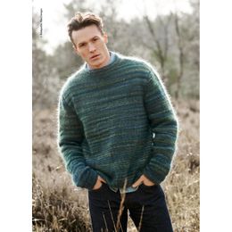 Anleitung 265/5, Herrenpullover aus Fashion Meri Mohair Print von Rico Design