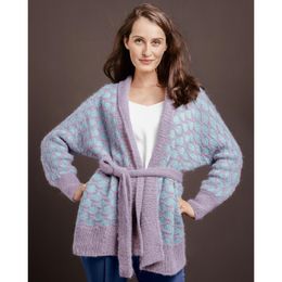 Anleitung 354/9, 2-f&auml;dig gestrickte Damenjacke aus Cusi von lamana