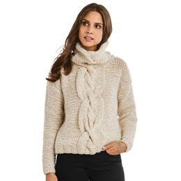 Anleitung 110/8, Rollkragenpullover, 2-f&auml;dig aus Merino Dick und Aerea von Junghans-Wolle