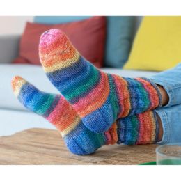 gr&uuml;ndl Anleitung 225/5, Socken, Gr. 36/37 aus Hot Socks Riviera 4-fach von Gr&uuml;ndl