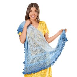 Anleitung 269/0, H&auml;keltuch, ca. 200 x 95 cm aus Bobbel Cotton XXL von Woolly Hugs