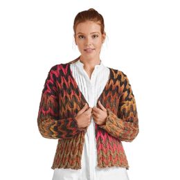 Anleitung 258/1, Cardigan aus Monello-175 Color von Junghans-Wolle