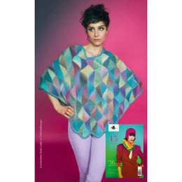 Anleitung 259/4, Poncho aus Zauberball Crazy von Schoppel Wolle