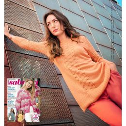 Anleitung 042/6, Taillierter Longpulli aus Charme von Junghans-Wolle