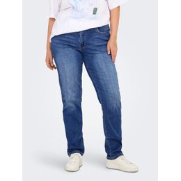 Only sheego Gro&szlig;e Gr&ouml;&szlig;en Slim-fit-Jeans, medium blue denim, Gr&ouml;&szlig;e 54 - Damen