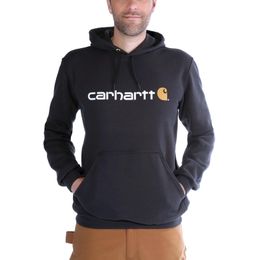 Hoodie Carhartt "Bekleidung Logo Sweatshirt", Herren, Gr. S, schwarz, Obermaterial: 50% Baumwolle CO. 50% Polyester PES., Sweatshirts Hoodie