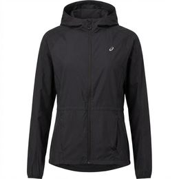 asics Road Packable Jacket Bekleidung Damen schwarz