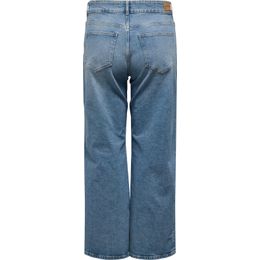 Only sheego Gro&szlig;e Gr&ouml;&szlig;en High-waist-Jeans, medium blue denim, Gr&ouml;&szlig;e 52 - Damen