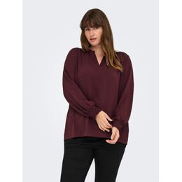 Only sheego Gro&szlig;e Gr&ouml;&szlig;en Shirtbluse, tawny port, Gr&ouml;&szlig;e 48 - Damen