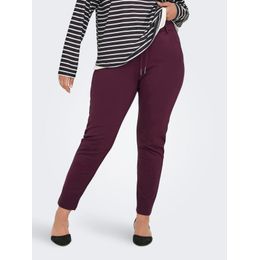 Only sheego Gro&szlig;e Gr&ouml;&szlig;en Jogger Pants, port royale, Gr&ouml;&szlig;e 54 - Damen