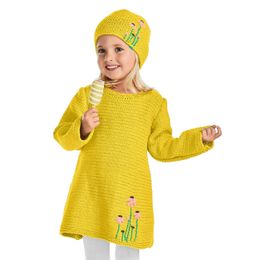 Anleitung 001/9, Kinderkleid und M&uuml;tze aus Cotonara von Junghans-Wolle